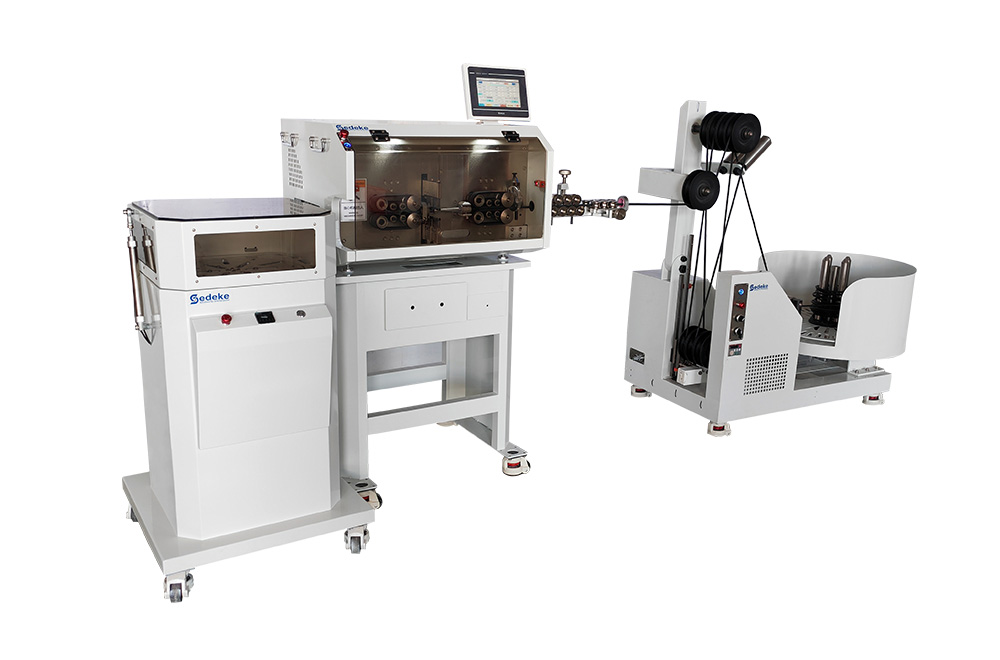 ESC-BX30SC Automatic Cable Wire Cutting and Stripping Machine, wire ...