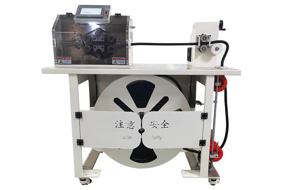 EC-830F Corrugated Tube Cutting Machine, wire cutting machine, tube ...