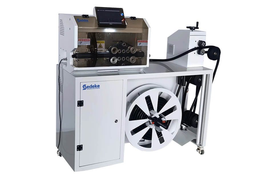 EC-830F Corrugated Tube Cutting Machine, wire cutting machine, tube ...